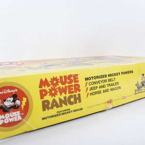 Mickey Mouse Power Ranch Disney Vintage Playset Western Cowboy - Etsy