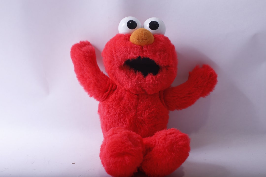 Tyco, Tickle Me Elmo, Plush, Sesame Street, 1990s, Red Soft Toy ...