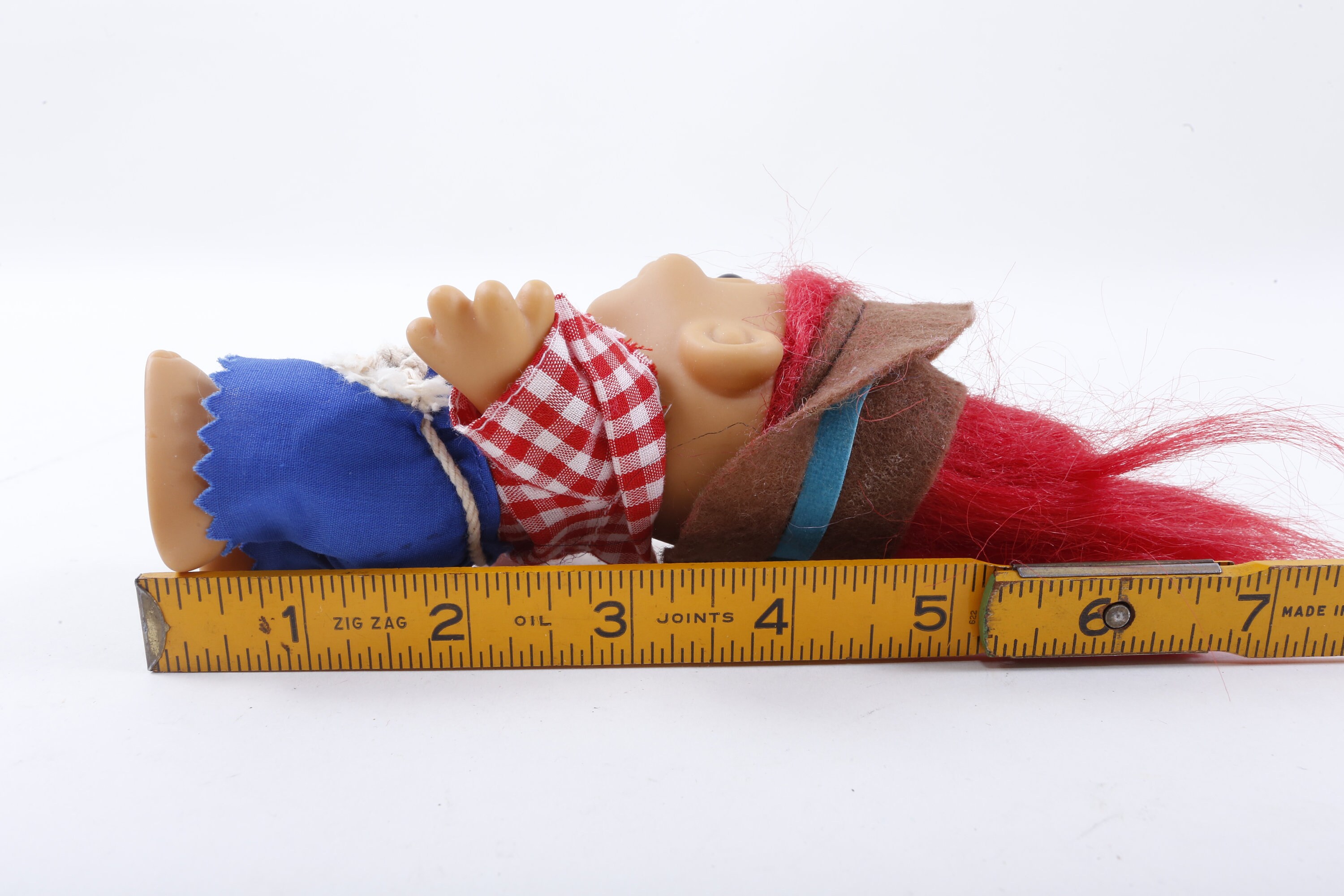Vintage Dressed Russ Troll Hillbilly Redneck Toy Doll Red Blue - Etsy UK