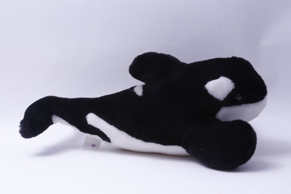 Sea World Shamu Killer Whale Black White Plush Soft Toy | Etsy UK