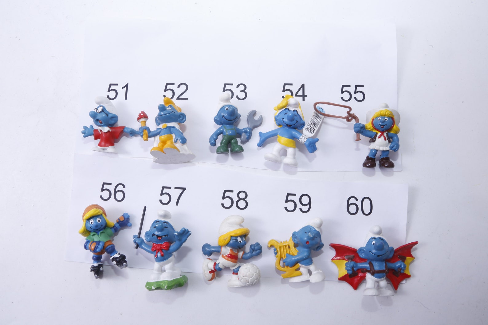 PICK YOUR OWN 2 Vintage 80s Smurfs Pvc Figures Toy Lot Cake | Etsy