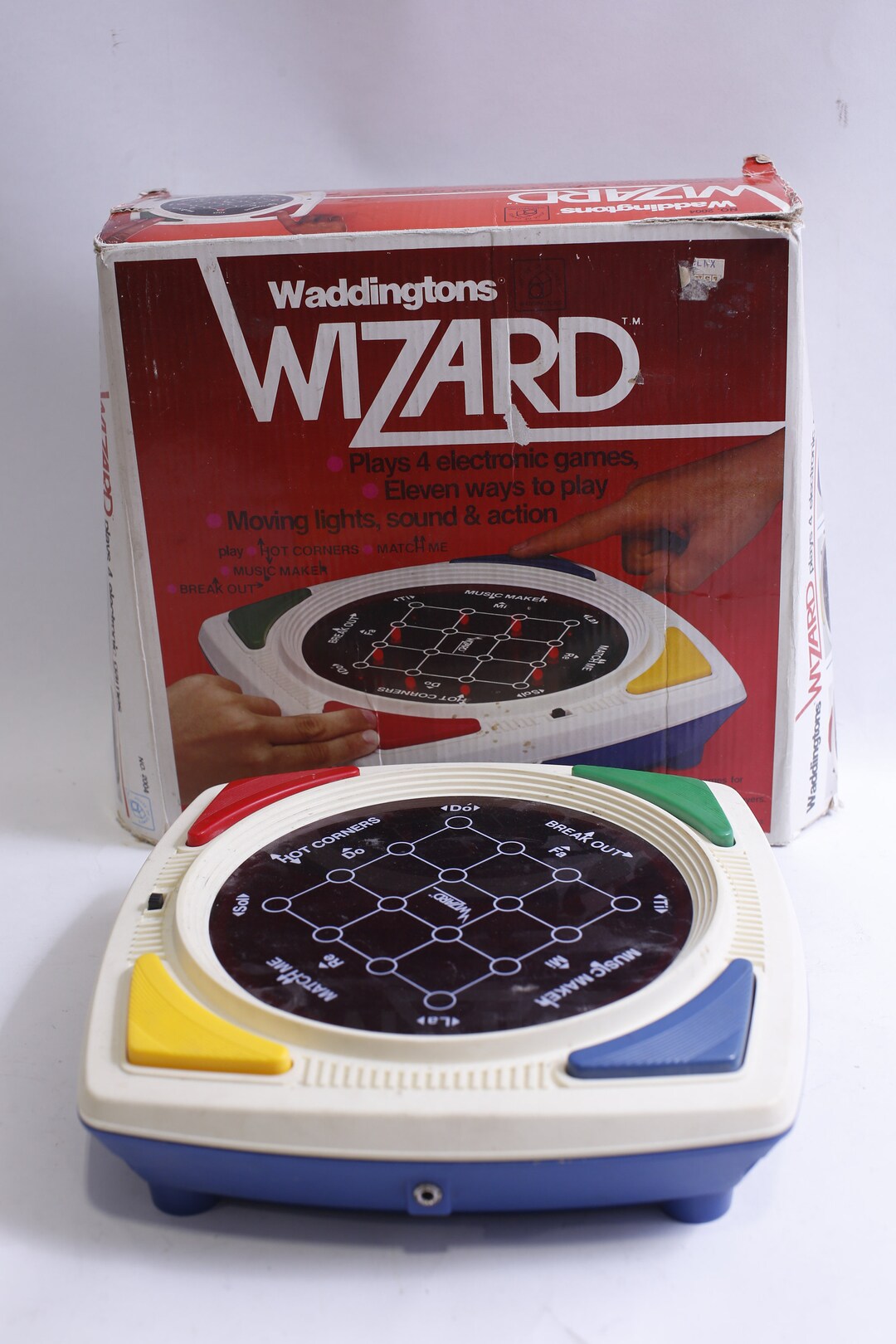 Waddingtons, Wizard, Board Game, 4 Electronic Games, Moving Lights ...