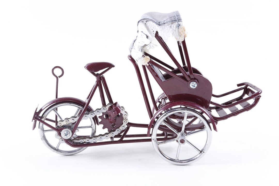 LIM Purple Bicycle Pram Stroller Baby Trolly Taxi Metallic Model ...