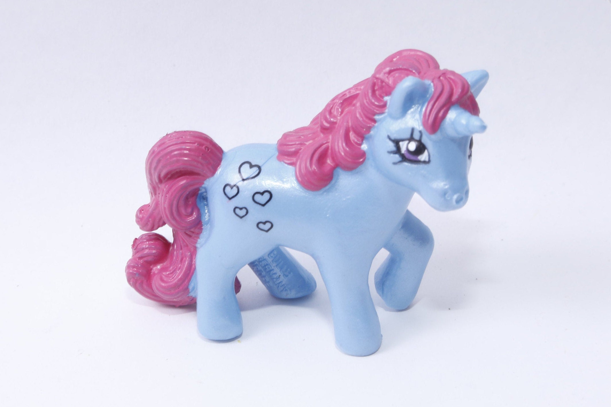 Hasbro My Little Pony Unicorn 1987 W Germany Bully Blue | Etsy