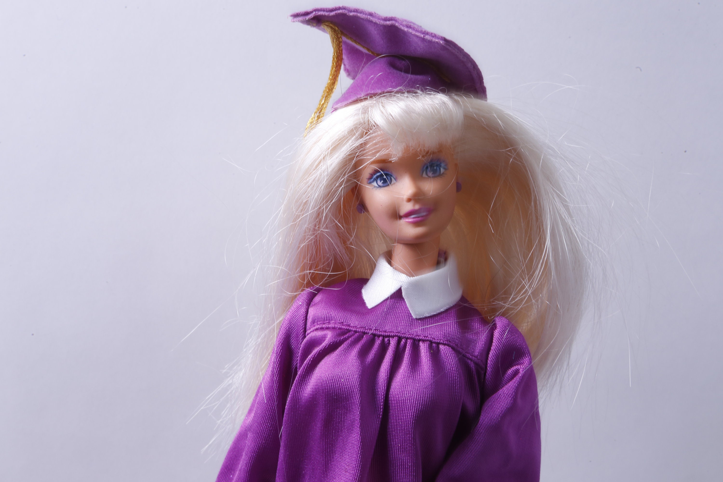 1990 Mattel Barbie Graduate Doll Dressed Purple Costume | Etsy