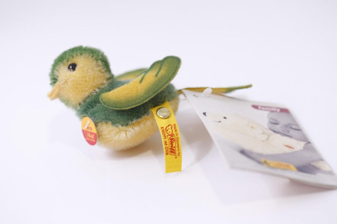 Steiff, Lore, Finch, Mini Bird, Small Plush, Germany, Soft Toy, With ...