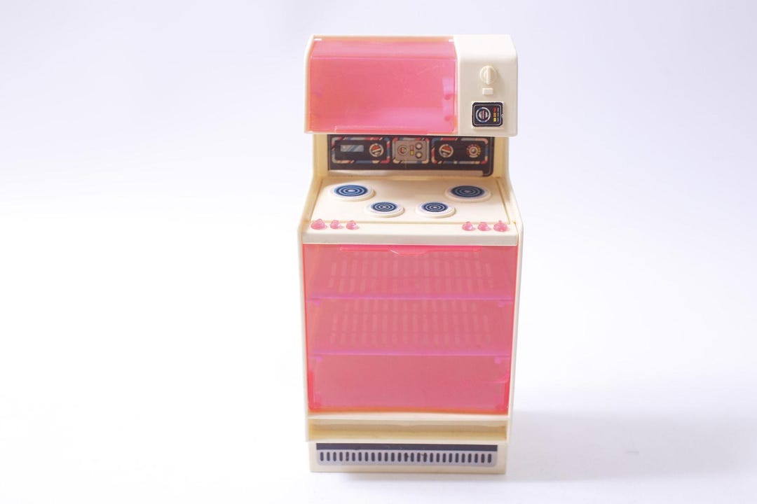 Barbie, 1978, Kitchen, Stove, Furniture, Piece, Pink, Medium, Vintage ...