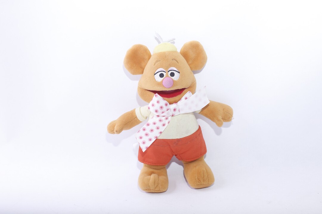 Disney, Muppet Babies, Fozzie Bear, Plush, Wocka Wocka, Stuffed Figure ...