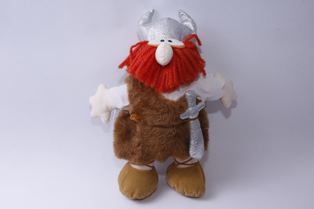 Viking Plush Doll 12 Soft Body Helmet With Horns - Etsy