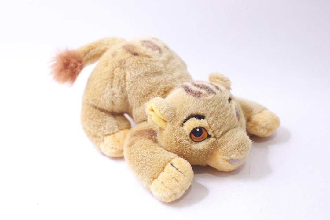 Disney, the Lion King, Plush Simba Cub, Pouncing, Soft Toy, Stuffed ...