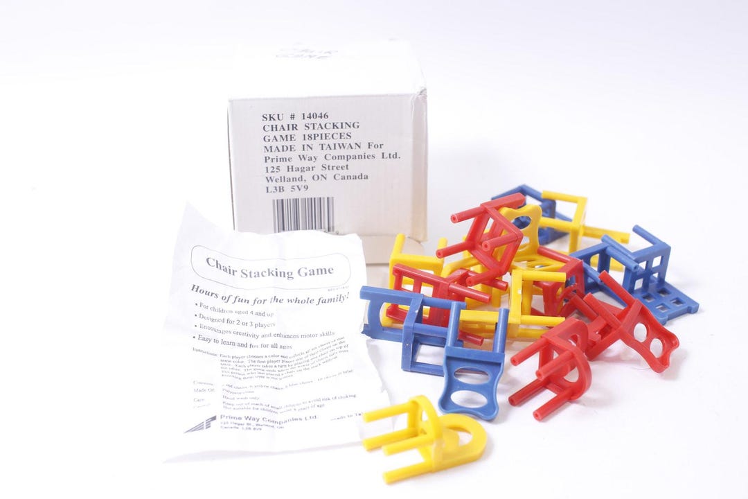 Chair Stacking, Game, Children, Activity, Party, Family, Fun, Vintage ...