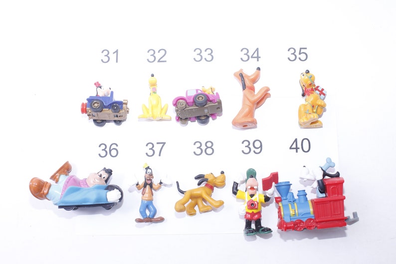 PICK YOUR OWN - Disney Pluto and Goofy Figures, Toys, Stuffed Animals ...