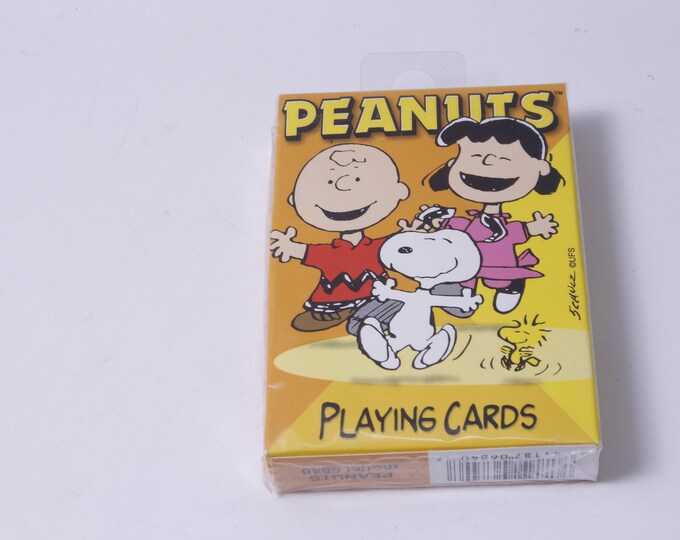 Peanuts Snoopy Playing Cards Deck Board Game Hoyle Model - Etsy
