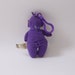 Teletubbies, Tinky-winky, Plush, Keychain Ragdoll, Burger King, Purple ...