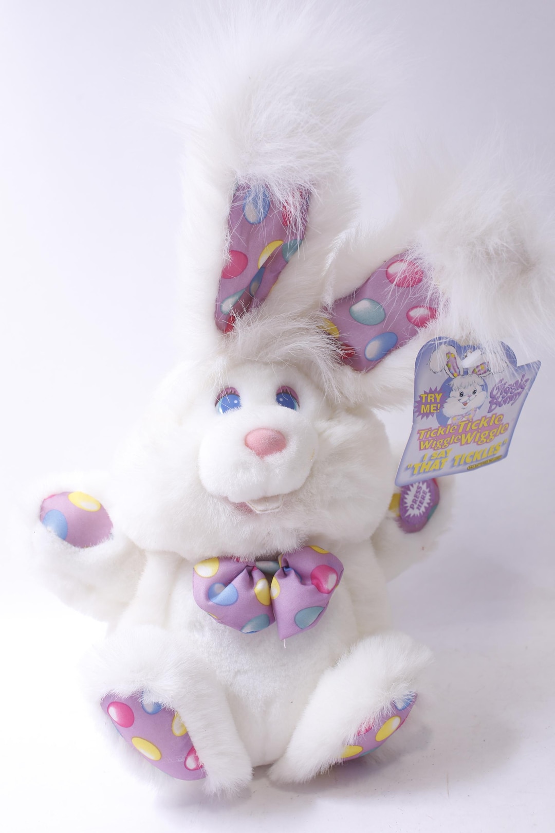Giggle Bunny, Plush Rabbit, Sound Toy, Battery Operated, Tickle Tickle ...