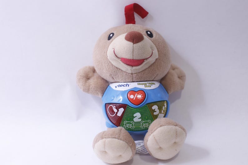 Vtech, Happy Lights Bear, Light-up, Interactive, Baby Toy, Plush, Crib ...