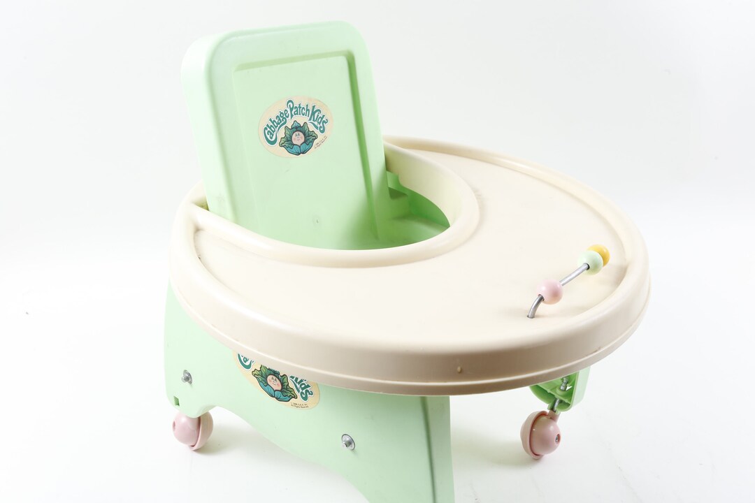 Cabbage Patch Kids Doll Baby High Chair Wheels Cabbage Patch Kids Green ...