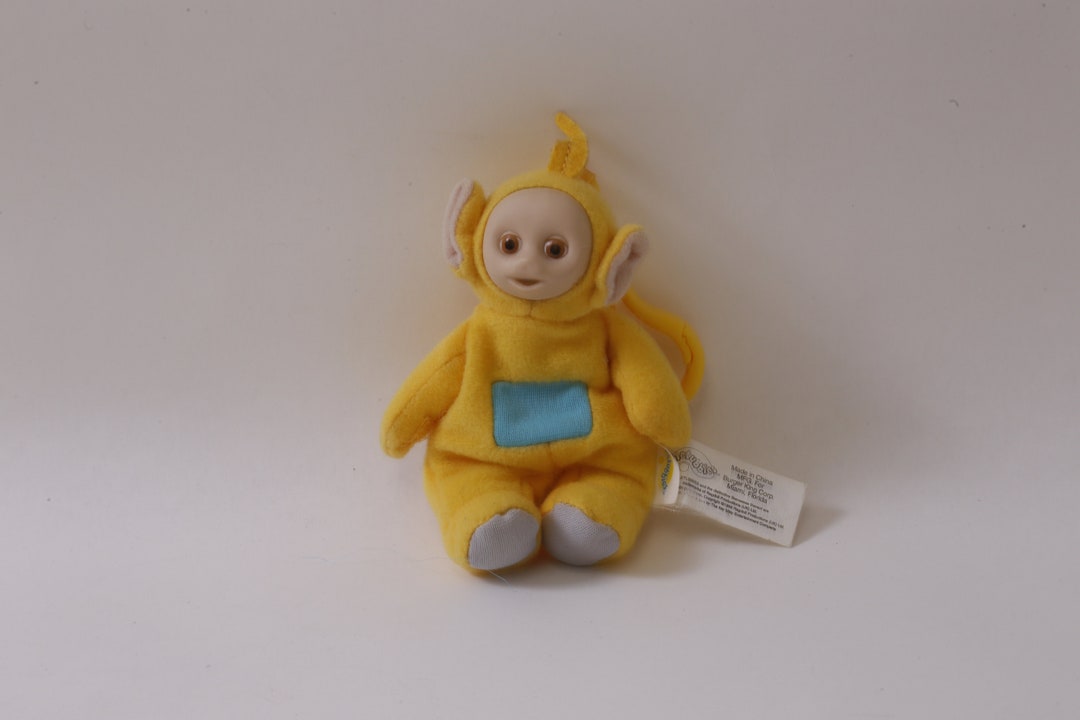 Teletubbies, Laa-laa, Plush, Yellow, Ragdoll Prod, Burger King, Soft ...