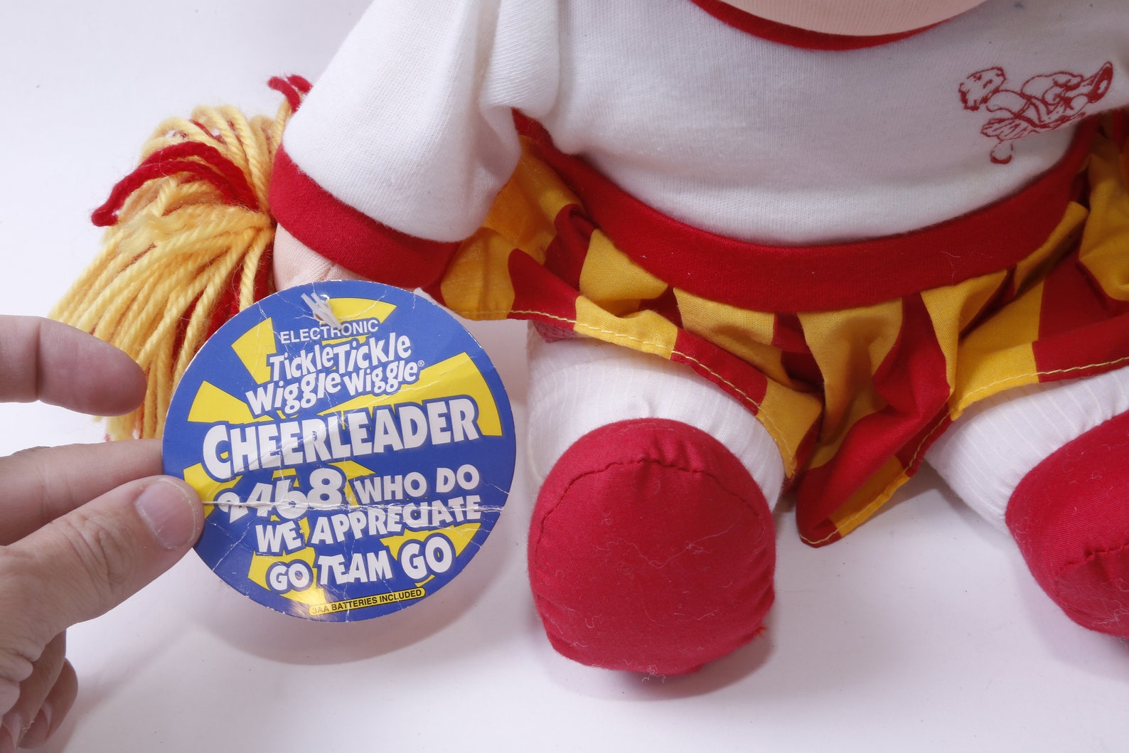 Tickle Tickle Wiggle Wiggle Cheerleader Electronic Doll Etsy
