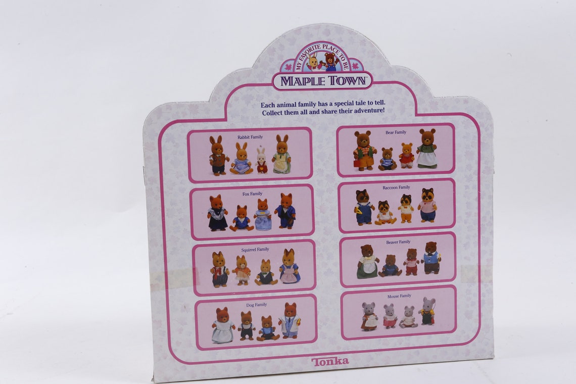 Maple Town Bobby Bear's Family Toy Set Tonka Bunnies - Etsy