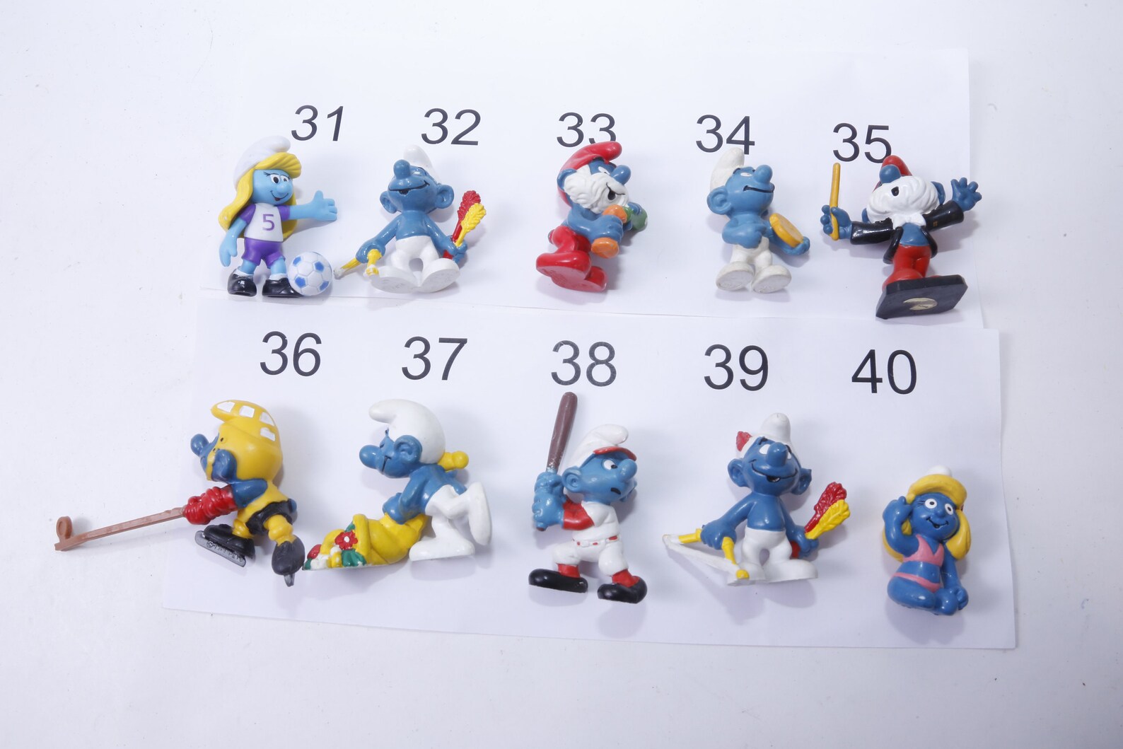 PICK YOUR OWN 2 Vintage 80s Smurfs Pvc Figures Toy Lot Cake | Etsy