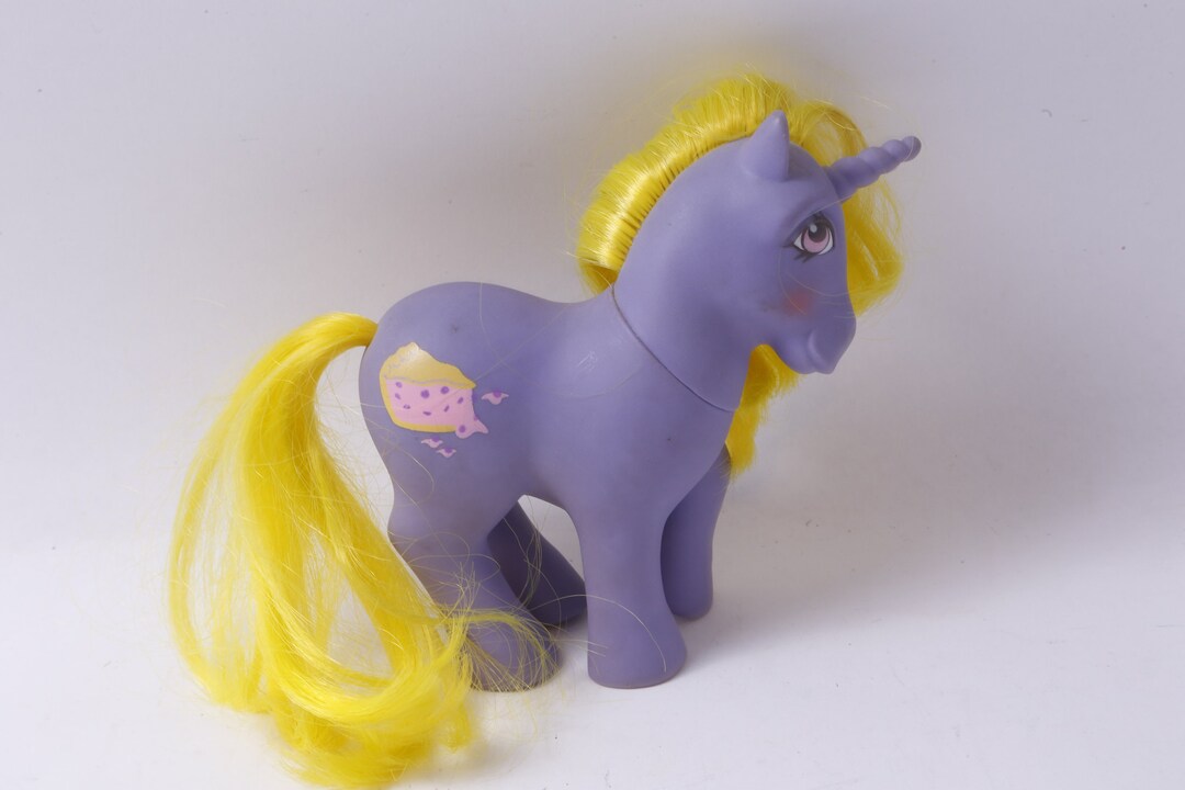 Hasbro, My Little Pony, Boysenberry Pie, Unicorn, 1984, Purple Body ...