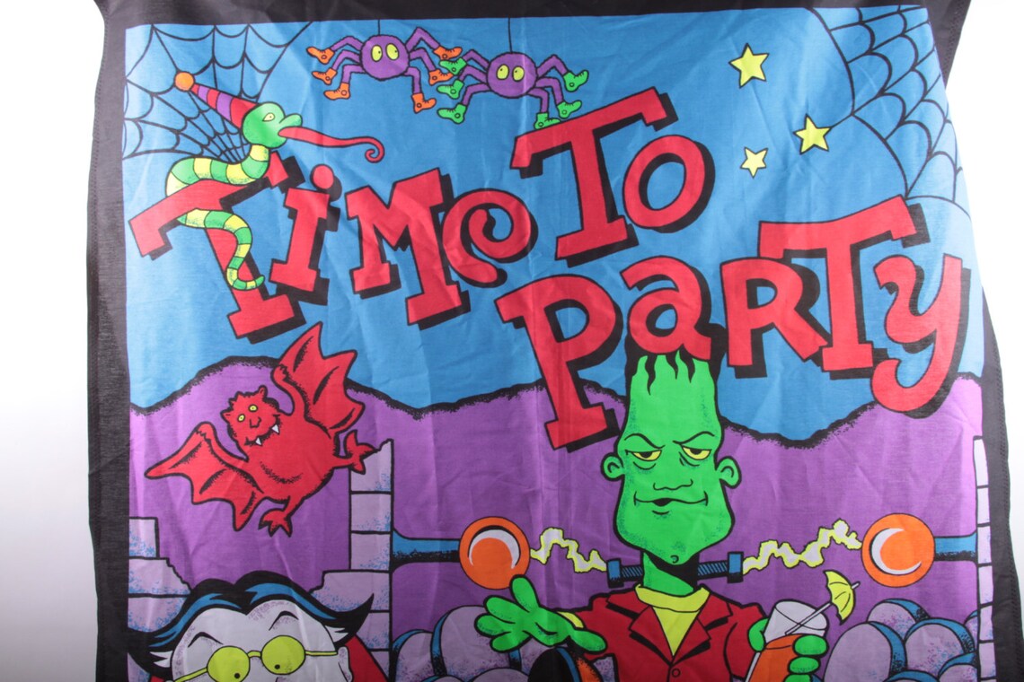 Vintage Halloween Door Banner Party Banner Halloween Party | Etsy