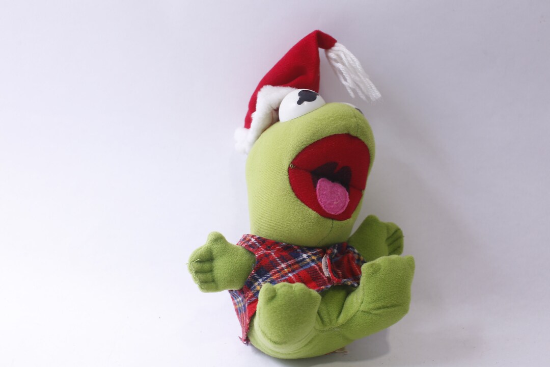Sesame Street, Muppet Babies, Kermit the Frog, Christmas, Plush Toy ...