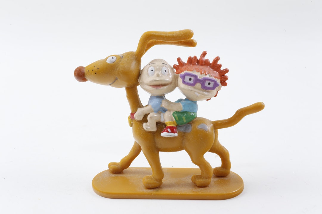 Vintage Rugrats Plastic 90s Toy Figure Spike Chuckie Finster Tommy ...