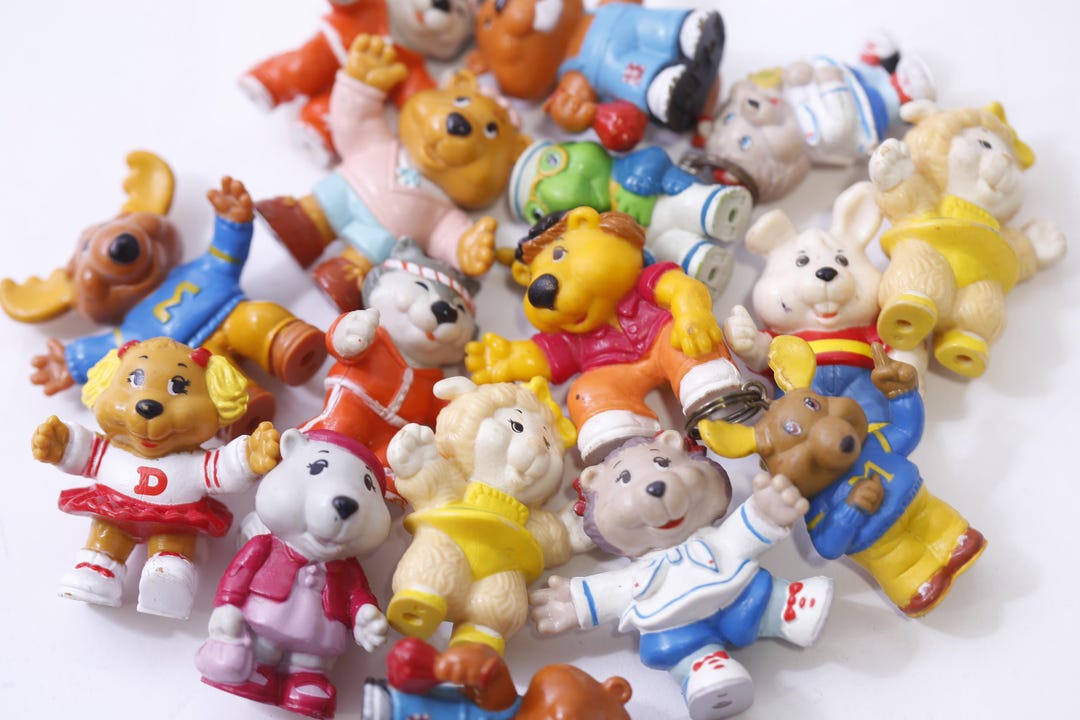 Get Along Gang, Vintage, TOMY, Pvc Figures, Animals, Vehicles, 80s ...