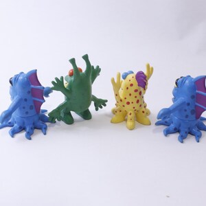 Wendy's Alien Mix-up, Funny Monsters, Set of 4, Advertising, Kids Meal ...