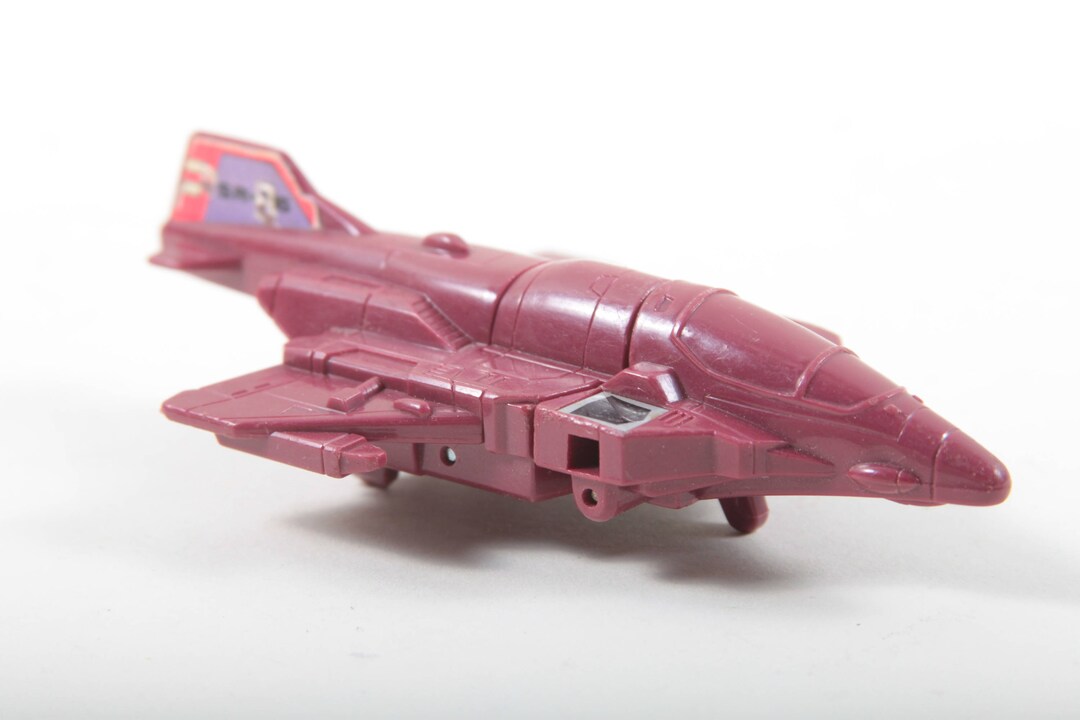 Gobots Transformers Flywheels Vintage 1980s Toy Jet Pink Aircraft Grey ...