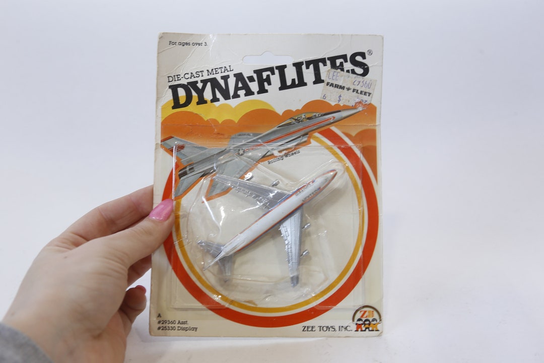 Dyna-flites, Airplane, Airliner, Jet-series, 1982, Zee Toys, Die-cast ...