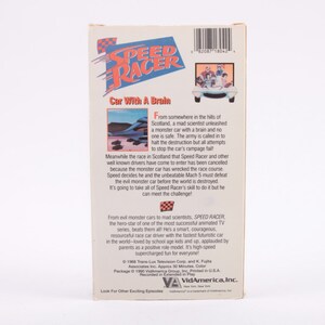 Speed Racer Challenge of the Masked Racer VHS Car With A Brain Vidamerica ~ 20-01-21 - Etsy
