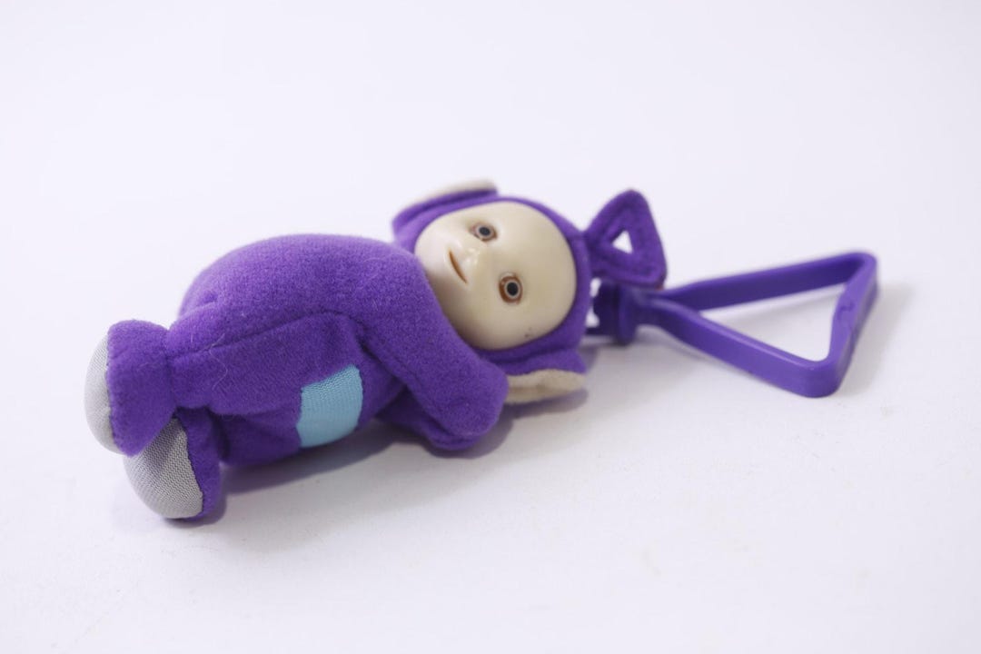 Teletubbies, Tinky Winky, Mini Plush, Clip, Keychain, Mcdonald's Happy ...