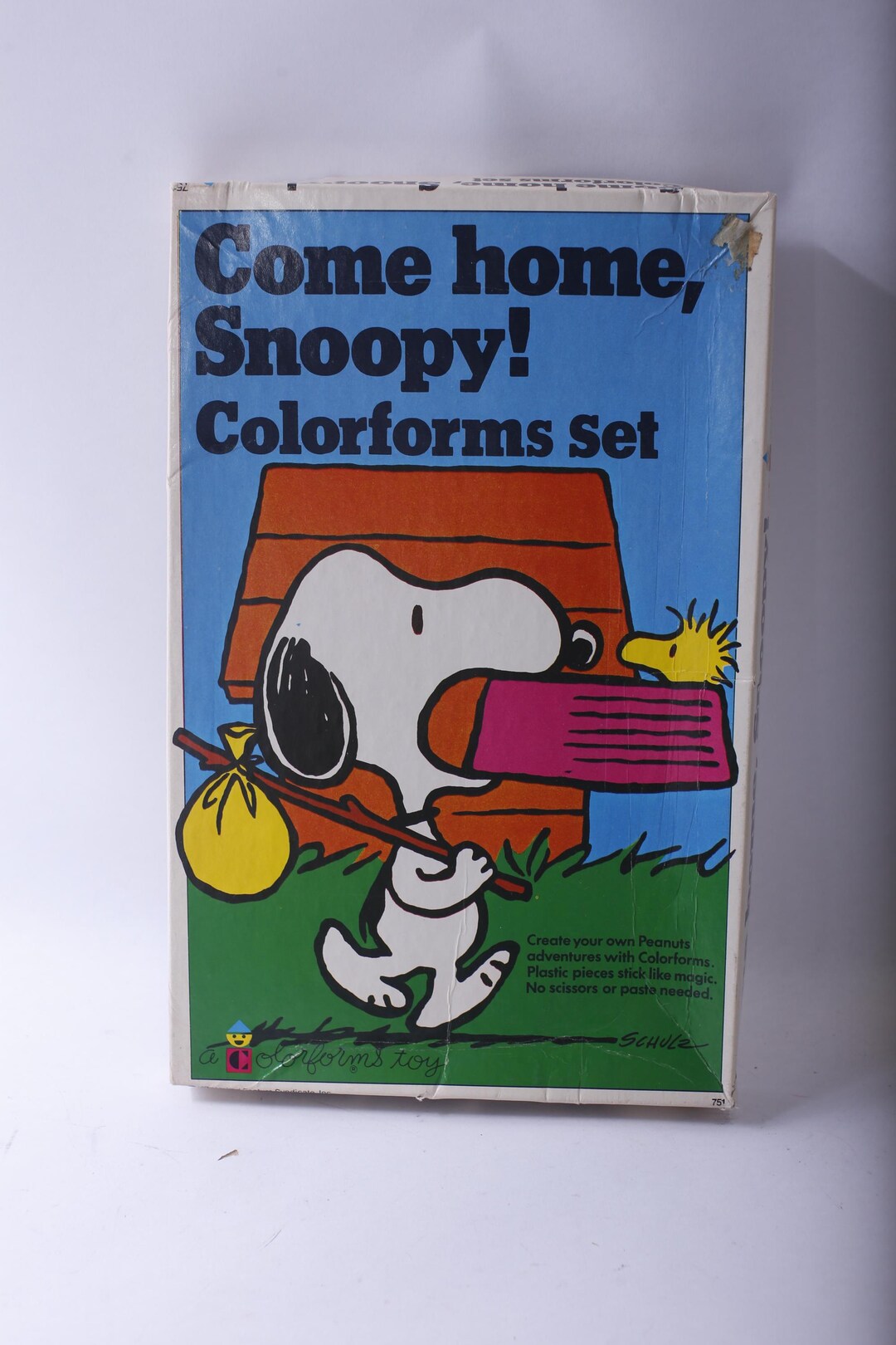 Come Home Snoopy, Colorforms Set, Sticking Plastic Pieces, Peanuts ...