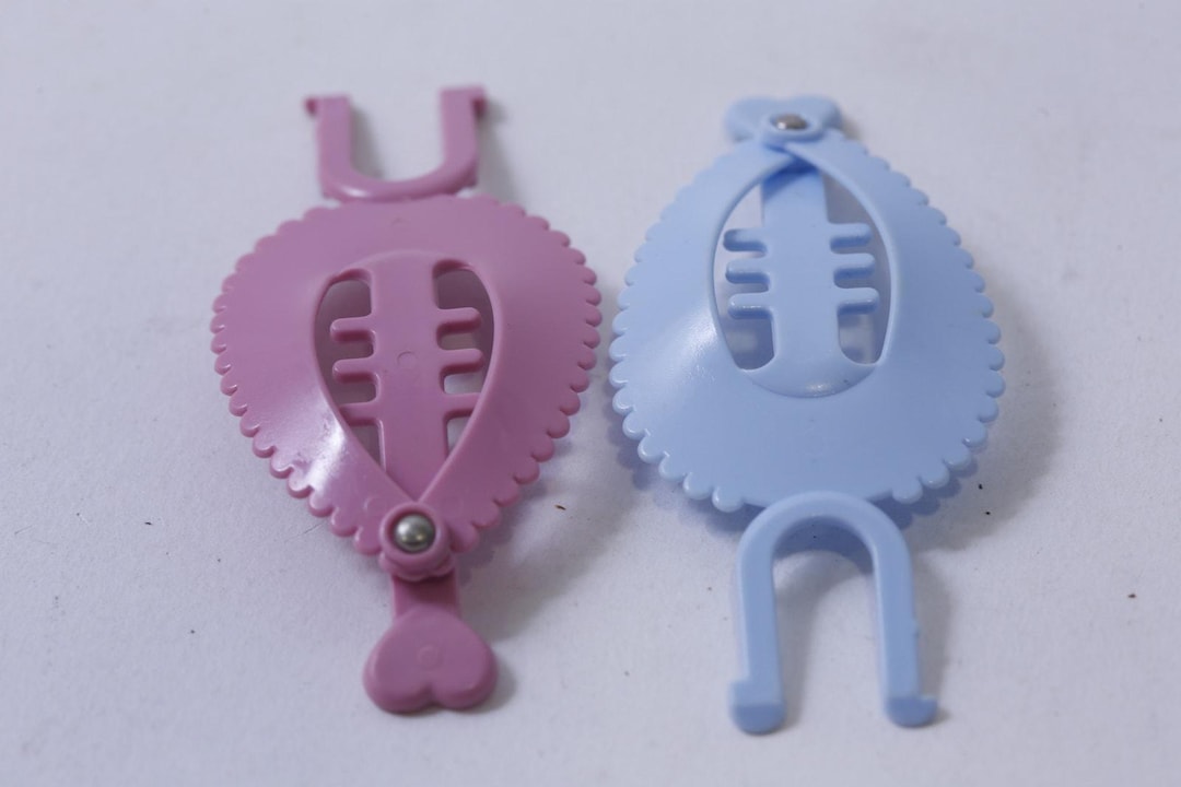 Gallob, Sweet Secrets, Blue, and Pink, Clip Lot Small, Vintage, Doll ...