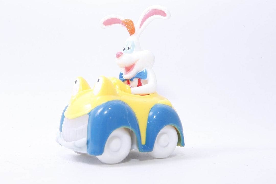 Roger Rabbit in a Car, 3 1/2", PVC Figurine, Movie Character, Animal ...
