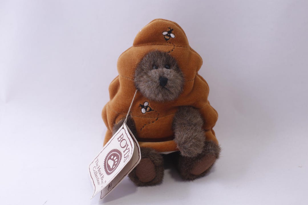 Boyds Bears, HC Beezley, Teddy Bear, Plush, Brown Body, Poseable ...