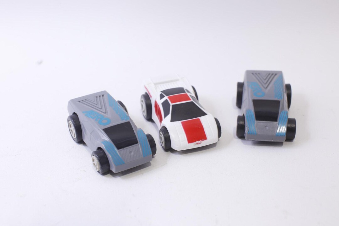 1989 Hasbro, Burger King, Cars, Set of Three, Shockwave, Car, Vehicle ...