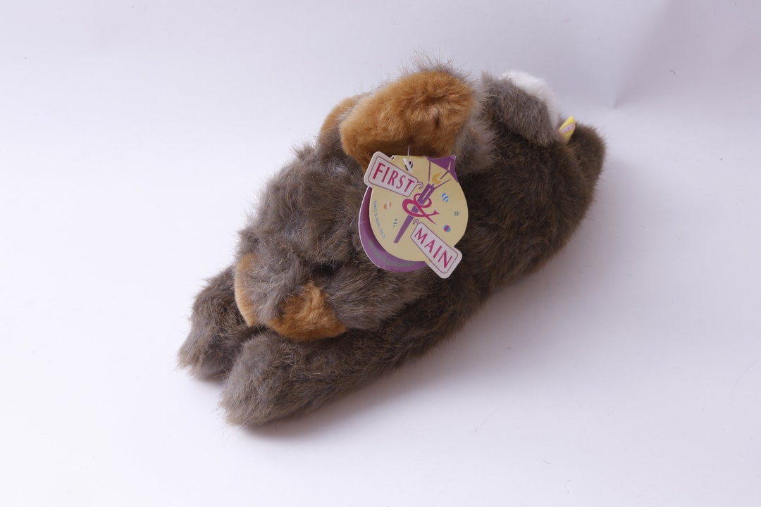 First & Main, Jackrabbit, Brown, Rabbit, Lying, 11", Soft, Plush, Toy ...
