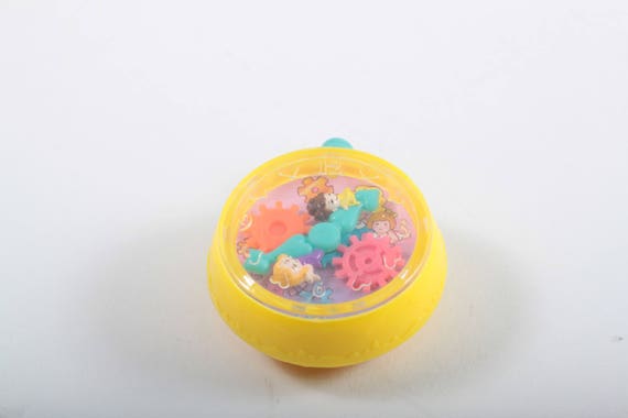 Polly Pocket Yellow Watch Vintage Round Blue Crown Green | Etsy