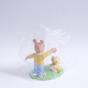 Vintage Arthur the Aardvark With Puppy, PVC, Cake Topper, Throwing Ball ...