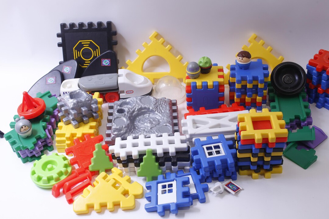 Little Tikes, Wee Waffle Blocks, Space Miner, Building, Construction ...