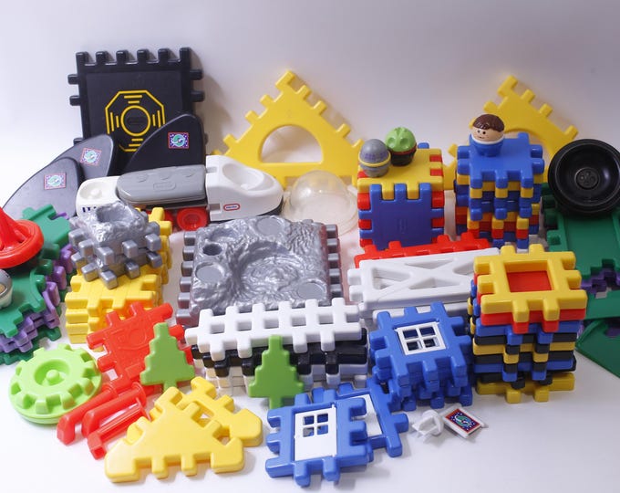 Little Tikes, Wee Waffle Blocks, Space Miner, Building, Construction ...