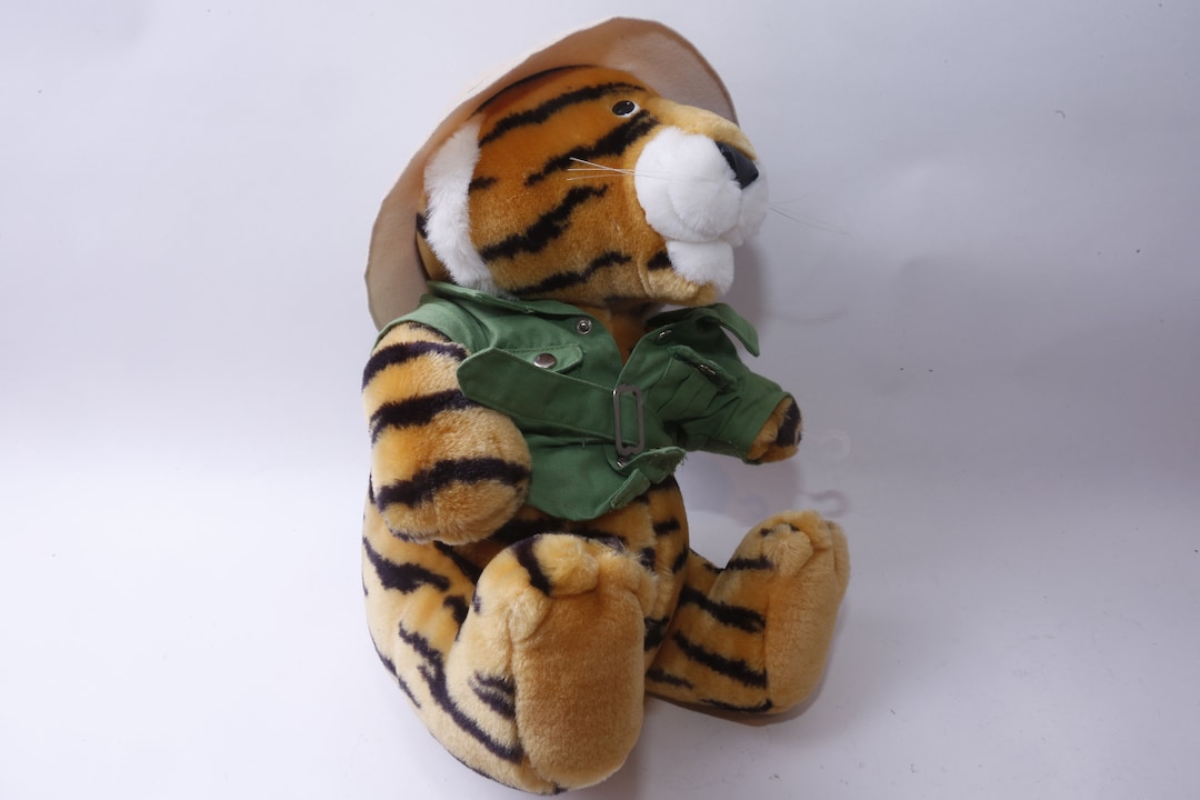 Dakin, Tiger, Fun Farm Safari, Dressed, Sitting, 12", Plush, Soft, Toy ...