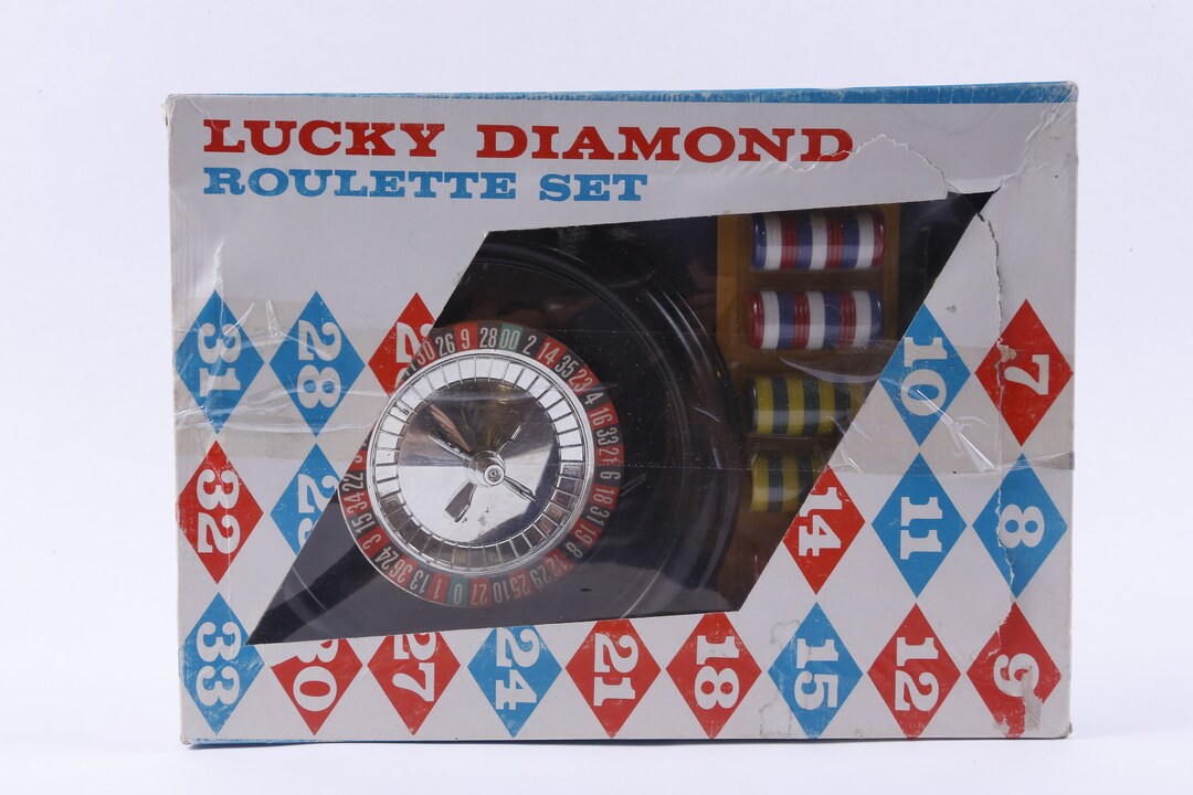 Lucky Diamond, Roulette Set, No 139, Board Game, 100 Roulette Chips, H ...