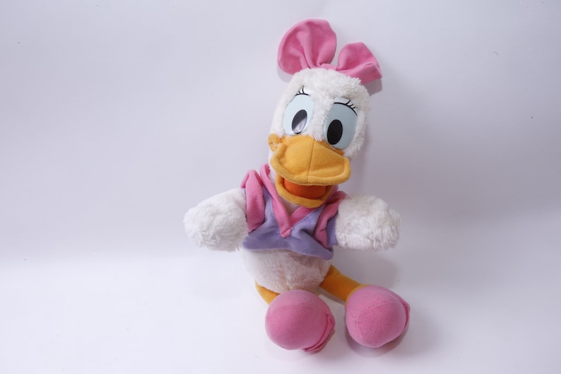 Disney, Daisy Duck, Webby, Mattel, 15", Plush, Soft, Toy, Figure ...