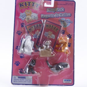 Kitty in My Pocket, Action Figures, Set, Cats, Irwin, 1997, Animals ...