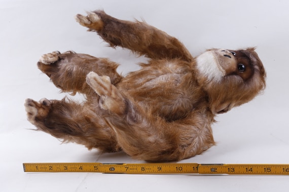 Monkey Brown Face Prototype Doll Vintage Topper Sample Rare Plush White ...